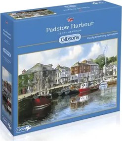GIBSONS Puzzle Přístav Padstow / 1000 dílků / 68 x 49 cm