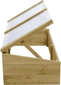 Pařeniště 2 ks impregnovaná borovice 100 x 50 x 35 cm 3055329