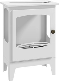 HOMCOM krb na bioethanol 2,05 kW ocel, nádrž 0,9 l, doba hoření 3 h, 39x26x54 cm, černý