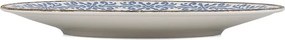 Bílý/modrý porcelánový talíř ø 27 cm Azul – BonBistro