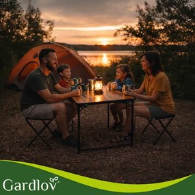 Skládací zahradní stůl Gardlov + 4 židle