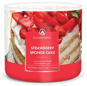 Goose Creek Candle svíčka Strawberry Sponge Cake, 411 g