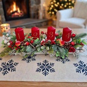 Adventní svícen - 50 cm