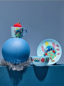 Sinsay - Sada: hrnek, miska a talíř Stitch - vícebarevná