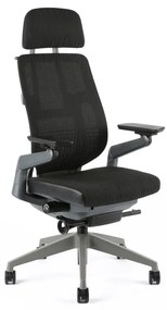 Office Pro Zdravotní židle KARME MESH s opěrkou hlavy Barva potahu: A10-mesh černá
