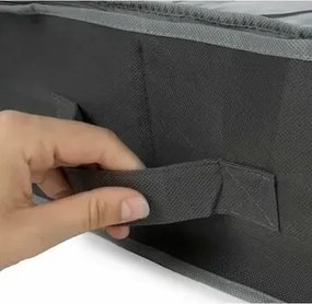 Compactor Dora Organizér na boty 12-dílný tmavě šedá / 76 x 60 x 15 cm