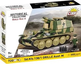 COBI 2665 Samohybné dělo Grille Ausf. M Sd.Kfz.138/1 / Stavebnice / 1: