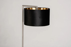 Stojací designová lampa Pallas Black and Gold Steel