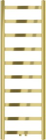 Mexen, koupelnový radiátor Mexen Bolt 1200 x 400 mm, 220 W, zlatý - W126-1200-400-00-50