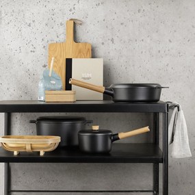 Eva Solo na soté s dřevěnou rukojetí Nordic kitchen 24 cm