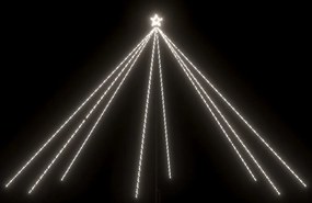vidaXL Vánoční světelný strom dovnitř i ven 800 LED 5 m [328750] Barva: Studená bílá