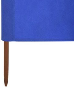 vidaXL 5dílná zástěna proti větru textil 600 x 160 cm azurově modrá