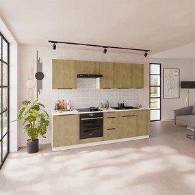CREMONA bc | dolní skříňka 80 D 3S zásuvková | 80 cm | PREMIUM BOX | bílá/cremona