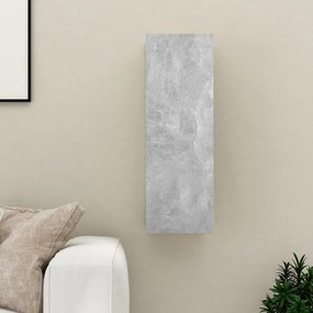 TV stolek betonově šedý 30,5 x 30 x 90 cm dřevotříska - Default Title