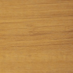 Zahradní stůl WOOD - hnědý polywood / šedá kovová konstrukce