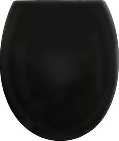 Spirella HARRY WC prkénko černé / soft-close / Easy Clip / polypropyle