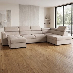 Sedací souprava NEST I | 180x345x205 cm | rozkládací | VÝBĚR TKANIN a NOŽIČEK