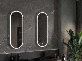 Mexen Bono, LED koupelnové zrcadlo s podsvícením 45 x 120 cm, 6000K, ochrana proti zamlžování, 9816-045-120-611-00