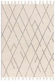 Tribeca Design Kusový koberec Livan Cream Black Linear Rozměry: 160x230 cm