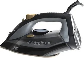Adler AD 5038 černá / Žehlička / napařovací / keramická žehlicí plocha