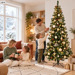 Vánoční stromek s koblihami MERRY 220 cm