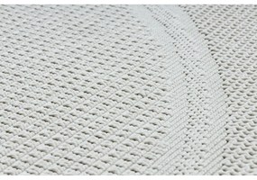 Kusový koberec Duhra bílý kruh 200cm
