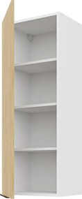CREMONA bc | horní skříňka 40 G-108 1F policová | 40 cm | EXTRA VYSOKÁ | bílá/cremona