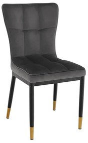 Jídelní židle EPONA – látka, více barev Šedá