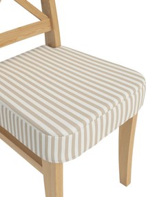 Sedák na židli IKEA Ingolf barva béžová látka vzorované