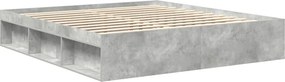 Rám postele betonově šedý 200 x 200 cm 3203890
