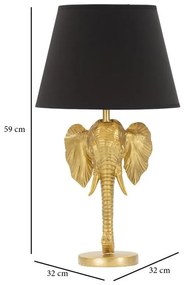 Stolní lampa Elefante 32x59 cm