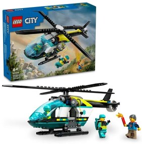 Lego stavebnice lego city 60405 záchranářská helikoptéra
