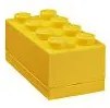 Lego Mini Box 46 x 92 x 43mm Žlutá