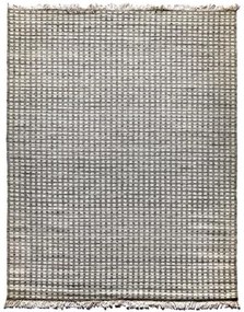 Diamond Carpets India, Ručně vázaný kusový koberec Check DESP HL49, 160x230, šedá, ložnice