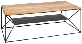 Přírodní dřevěný konferenční stolek Architecture 110 cm