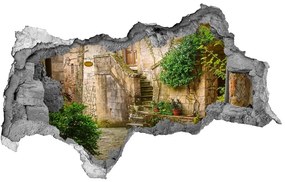 Wallmuralia Fototapeta díra na zeď Italské uličky 95x73 cm
