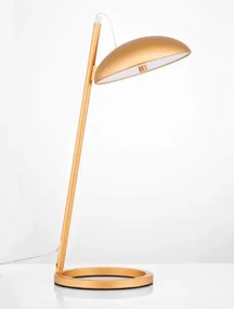 Designová stolní lampa Flute zlatá