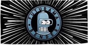 Sablio Ručník Futurama Bender Vesmír - 50x100 cm
