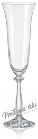 Crystalex - Bohemia Crystal Sklenice na šampaňské Angela 190 ml, 2 ks