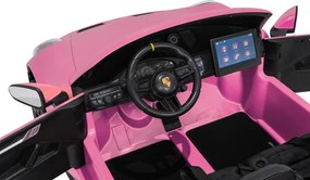 Elektrické autíčko Porsche 911 GT3 STRONG MP4 růžové