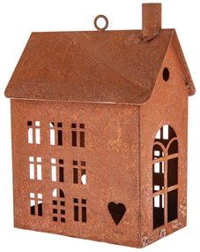 Kovový svícen Rustik House, 15 x 9,5 x 23 cm, 23 cm
