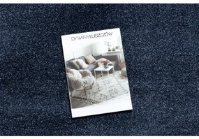 Dywany Luszczow Kusový koberec SOFTY, Jednobarevný, tmavě modrá Rozměr koberce: 120 x 170 cm