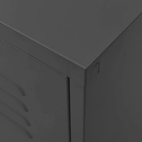 TV skříňka antracitová 105 x 35 x 50 cm ocel 336231