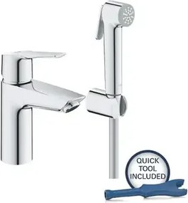 Grohe QuickFix Start - Umyvadlová baterie s bidetovou sprškou chrom