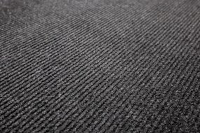 Vopi koberce Kusový koberec Quick step antracit čtverec - 80x80 cm