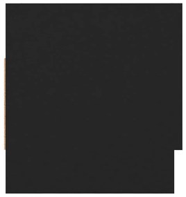 Šatní skříň černá 70 x 32,5 x 35 cm dřevotříska - Default Title