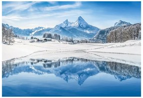 Fototapeta Zimní Alpy 104x70