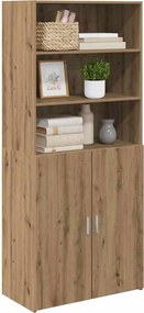 Vysoký bufet Artisanový dub 80 x 42,5 x 185 cm Kompozitní dřevo 3402633