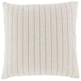 Chic Antique Bavlněný povlak na polštář Stripes Cream 45 x 45 cm, krémová barva, textil