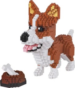 Stavebnice Pejsek Corgi - 1200 dílků